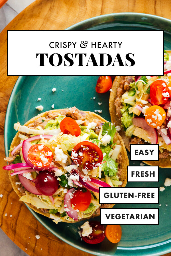 Crispy Bean Tostadas Recipe - Cookie and Kate